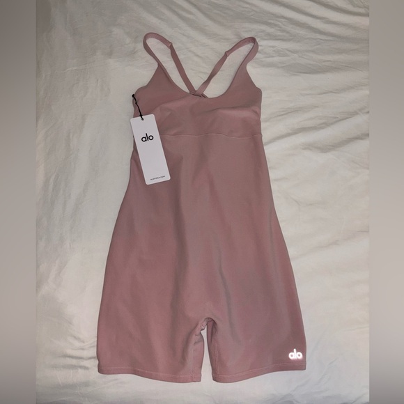 ALO Yoga | Pants & Jumpsuits | Rare Alosoft Centerstage Onsie In Ballet ...